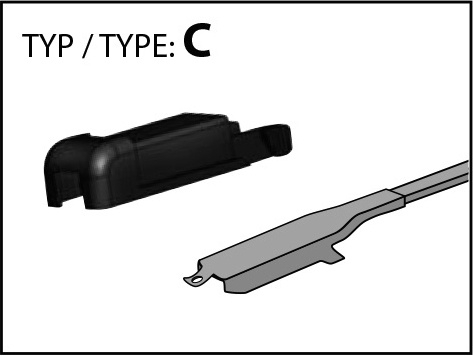 Pióro wycieraczki - 600/480mm - MOTGUM - 8P0998002A - AUDI / BMW ...
